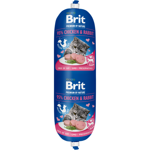 Brit PN Cat Kobasica Piletina&Zec 180 g