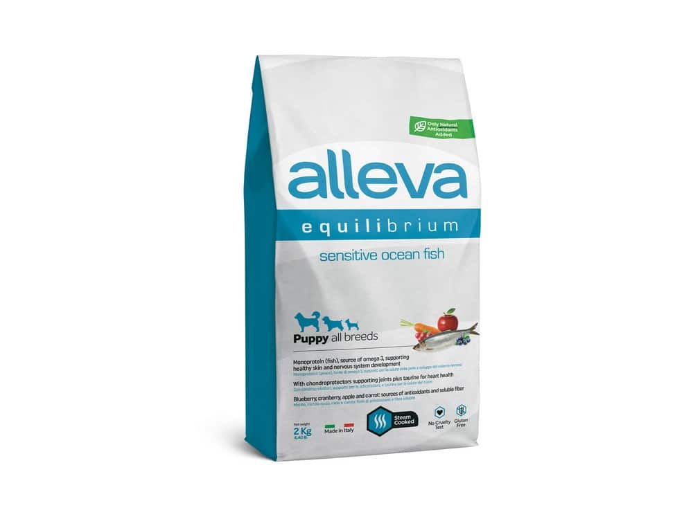 Alleva Equilibrium Dog Puppy Sensitive Ocean Fish All Breeds 2 kg