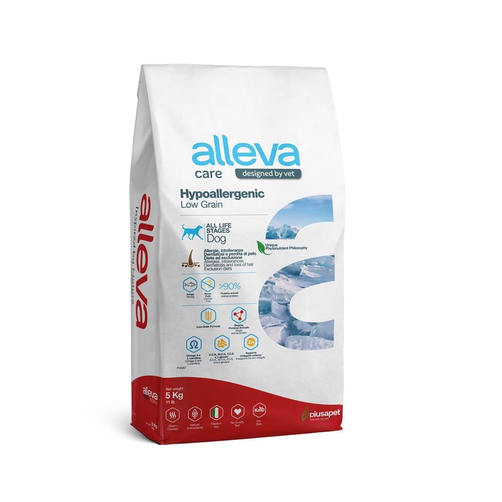 Alleva Care Dog Hypoallergenic Low Grain 5 kg