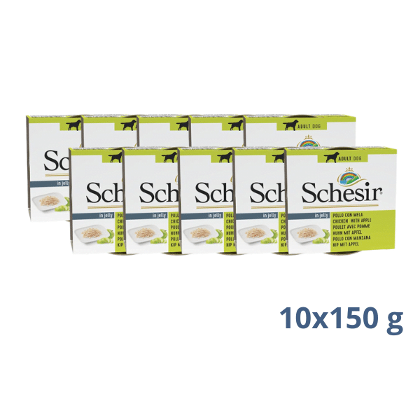 Schesir Dog – Piletina I Jabuka 1.5 kg