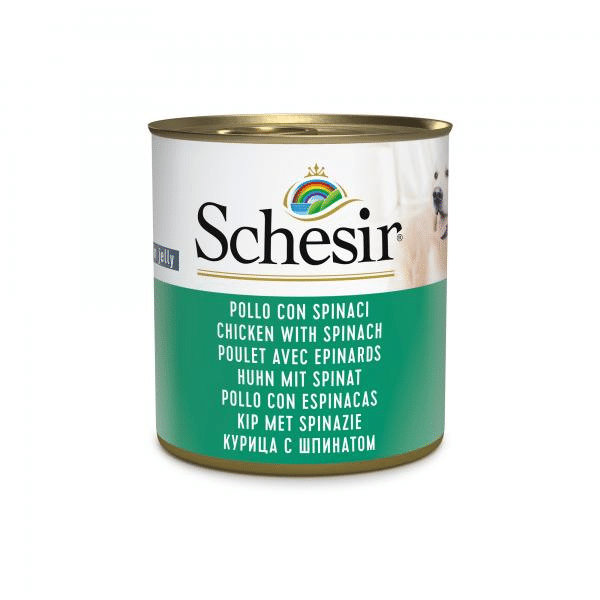 Schesir Dog Piletina-Spanać 285 g