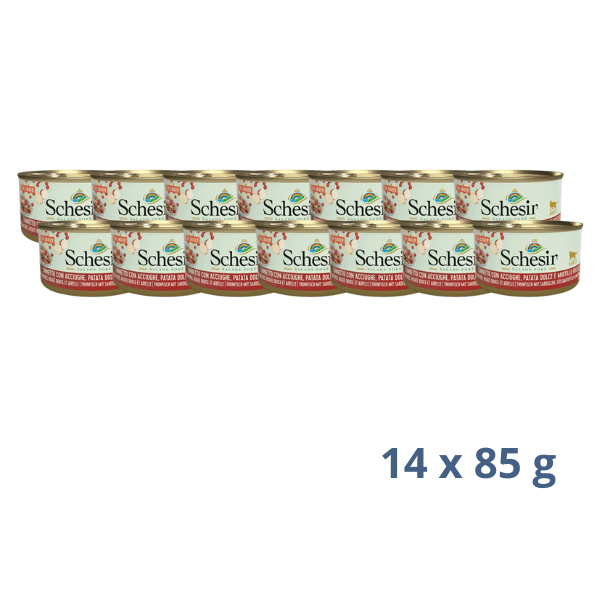 Schesir Salad poke – Tuna, Inćuni, Batat i Brusnica 1.2 kg