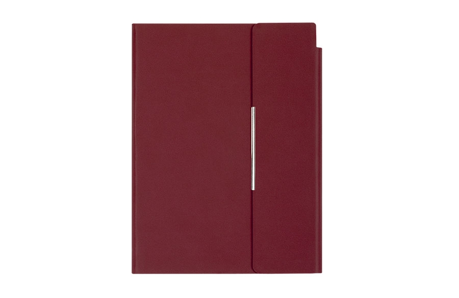 VELVET Notes sa magnetnim preklopom A5 – Bordo