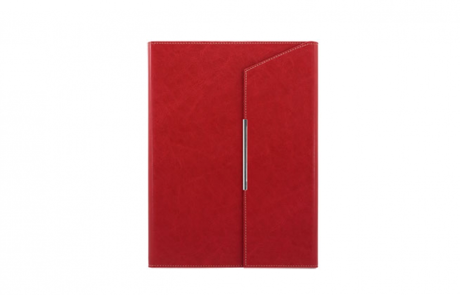 NOVASKIN Notes sa magnetnim preklopom A4 – Crvena