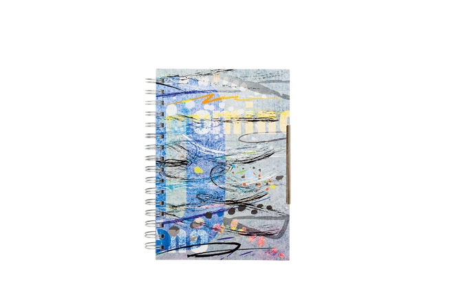 VITRO Notes sa spiralom A5 – Plava