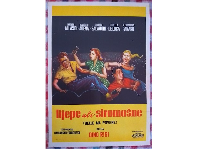 plakat LIJEPE ALI SIROMAŠNE