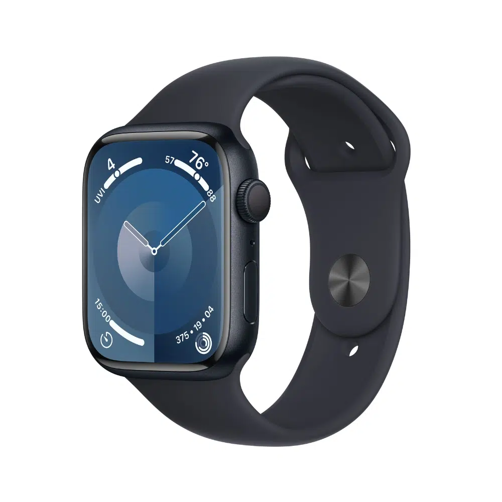 Apple Watch S9 45mm GPS Midnight Case/Midnight Sport Band M/L