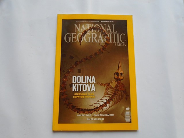 National geographic Srbija br.46 avg 2010. Dolina kitov