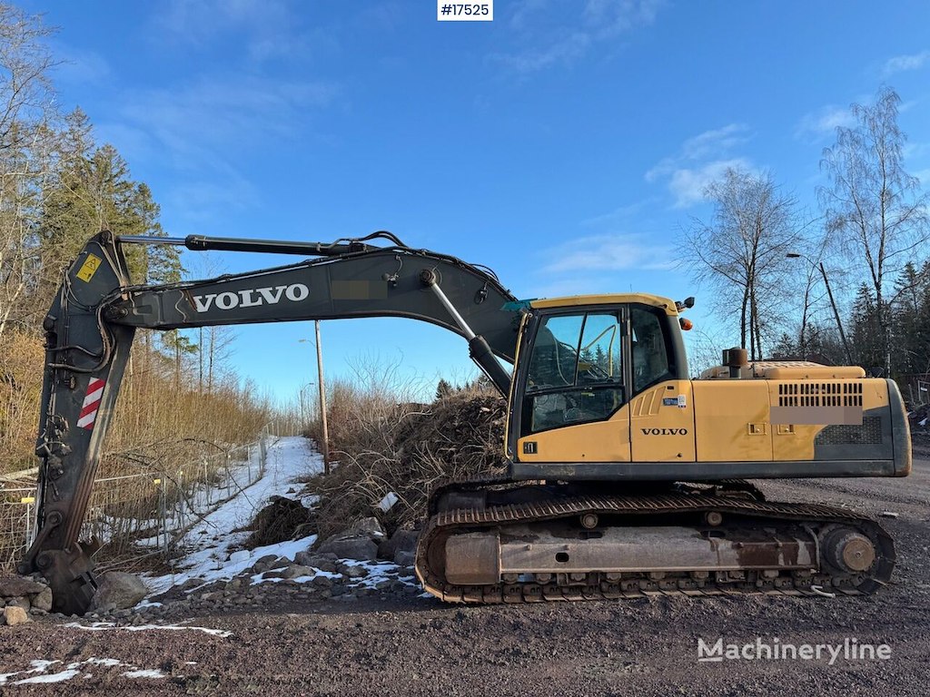 Volvo EC240CL Tracked excavator w/ bucket WATCH VIDEO bager guseničar