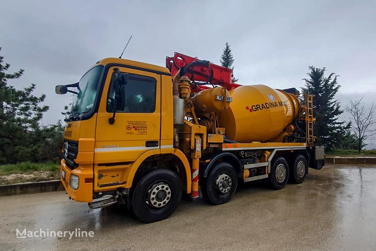 Putzmeister na šasiji Mercedes-Benz ACTROS 3241 kamion s mešalicom za beton