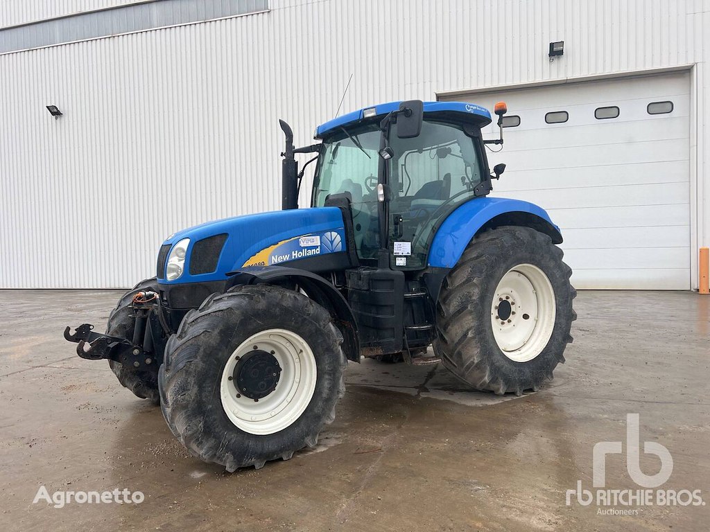 Prodaje se New Holland T6080 4x4 Tracteur Agricole Range Command traktor točkaš na aukciji