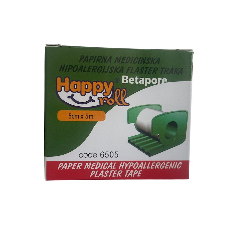 Flaster Happy papirni 5cmx5m