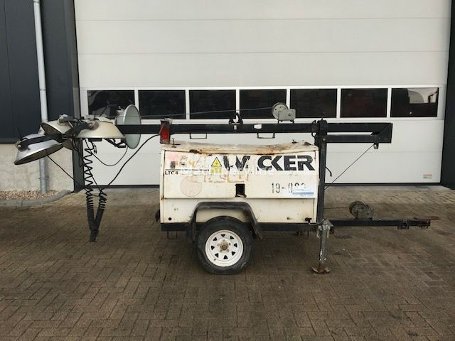 Wacker LTC4L Lombardini Diesel Mobiele light tower lichtmast aggregaat rasvetni toranj