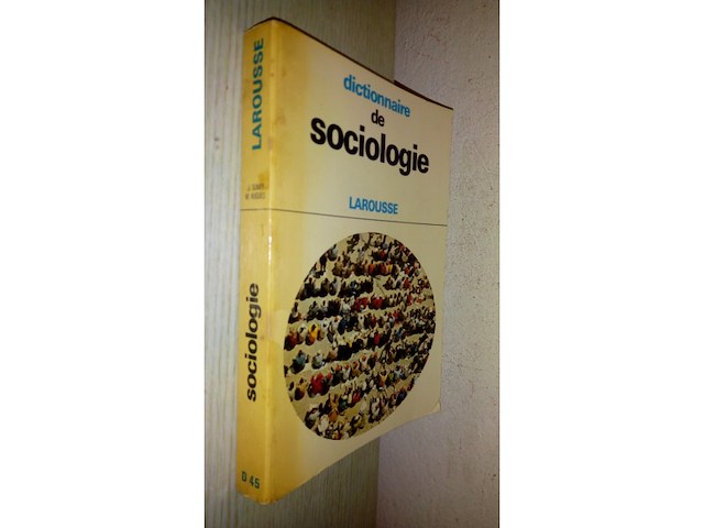 Francuski / Larousse / Dictionnaire de la sociologie