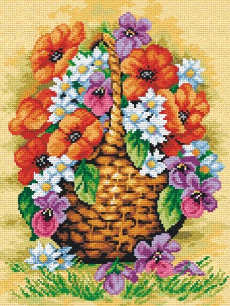Goblen Korpa sa poljskim cvećem | 30x40cm
Goblen Korpa sa poljskim cvećem | 30x40cm