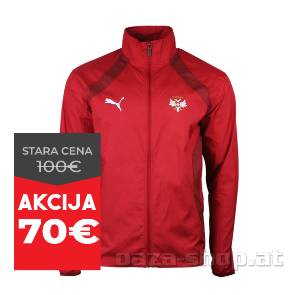 Trenerka gornji deo SRBIJA FSS PUMA 2024 crvena