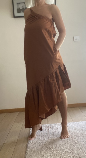 Asimetricna pamucna haljina *SALE*%990