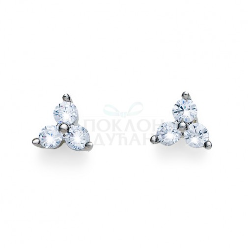 ŽENSKE OLIVER WEBER TRIO WHITE ZIRCON MINDJUŠE SA SWAROVSKI CIRKONIMA