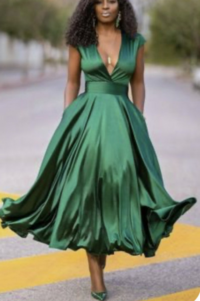 Svečana haljina kraljevsko zelena