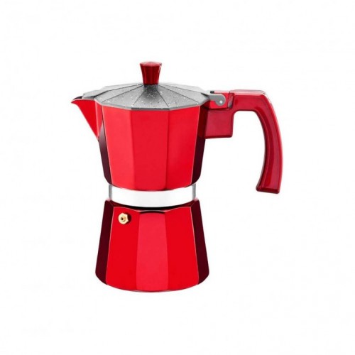 Džezva za espresso kafu 300ML crvena