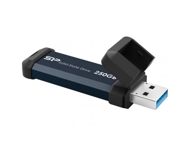 Silicon Power 250GB MS60 (SP250GBUF3S60V1B) USB 3.2 Gen 2 eksterni SSD plavi