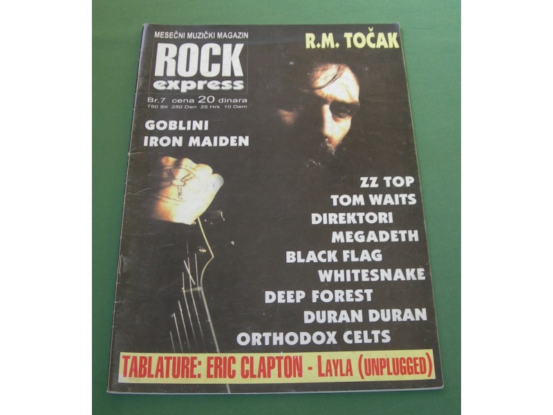 Rock express br. 7, 1998. - R. M. Točak