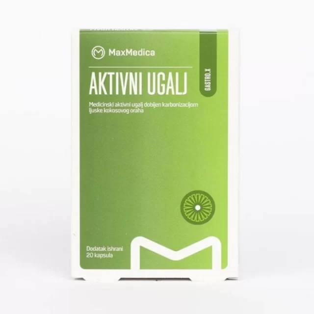 Aktivni ugalj 20 kapsula