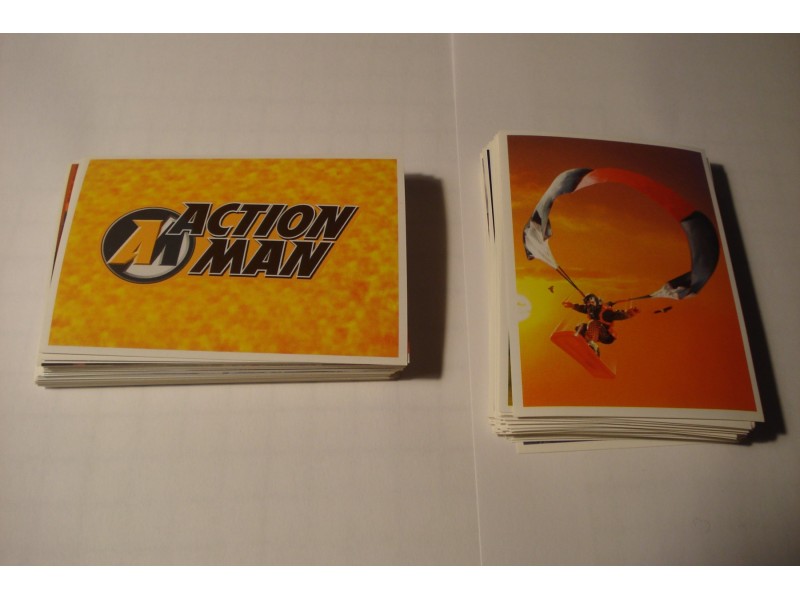 CEO SET SLIČICA ZA ALBUM : ACTION MAN - 2002 GODINA
