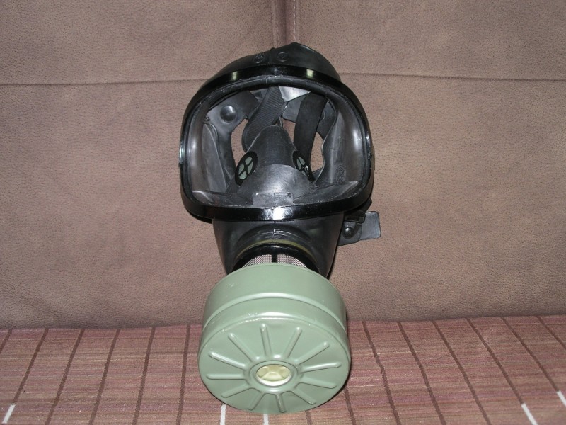 Zaštitna Gas maska Trayal Panorama B-2/G (crna)