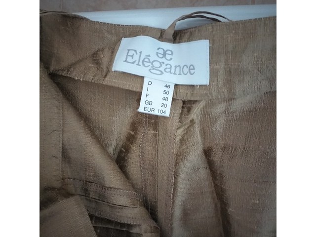 ELEGANCE svilene pantalone 46-NOVE