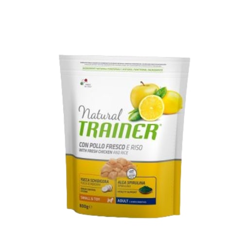 TRAINER NATURAL Dog Small & Toy Piletina i Pirinač 800g Suva hrana za pse