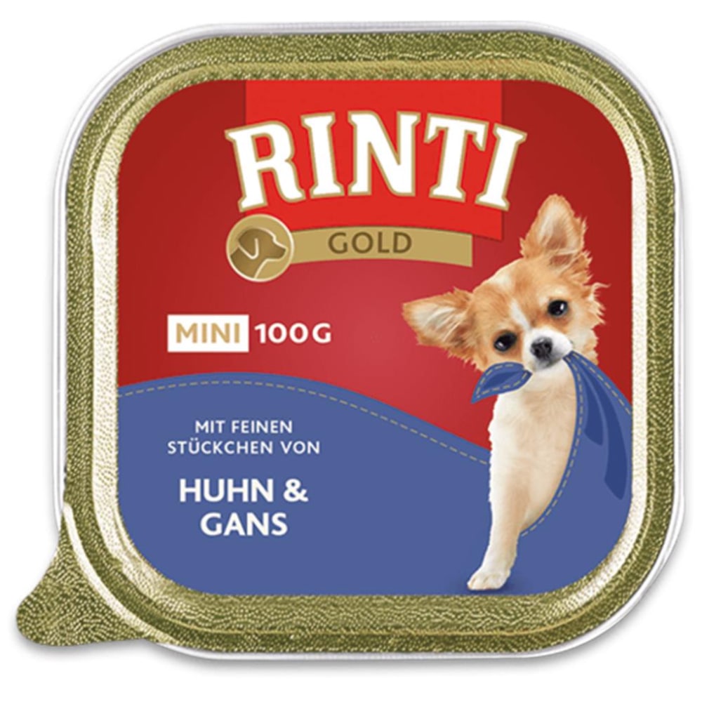 RINTI FI92022 Gold Mini piletina i guščetina 100 g Pašteta za male odrasle pse