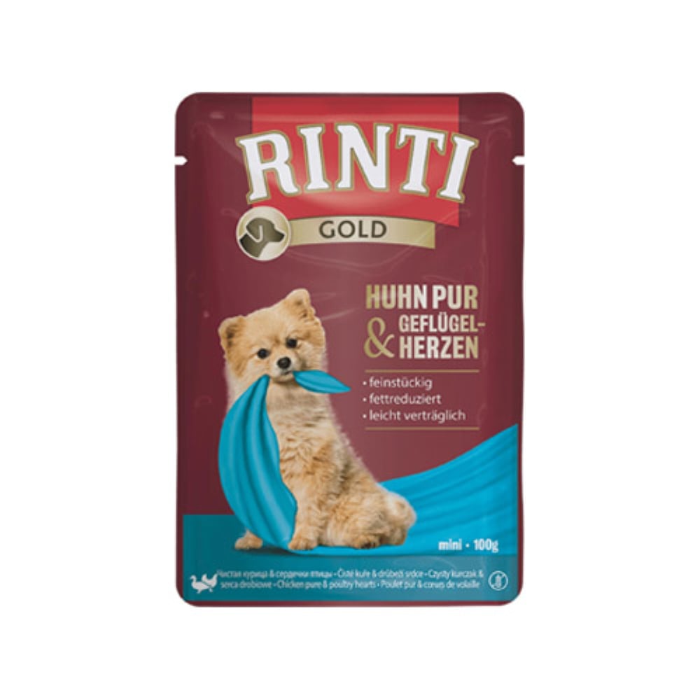 RINTI FI93004 Gold Piletina i srce živine 100 g Sos za pse