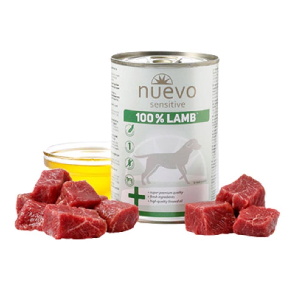 NUEVO N95160 Sensitive Monoprotein Jagnjetina 400 g Vlažna hrana za pse