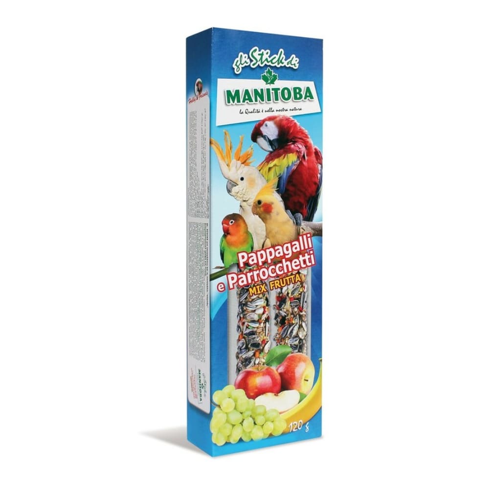 MANITOBA Štapići miks sa voćem 120 g Hrana za nimfe/papagaje