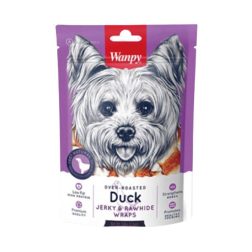 WANPY WAN1679 Duck Jerky&Rawhide Wraps 100 g Poslastica za pse