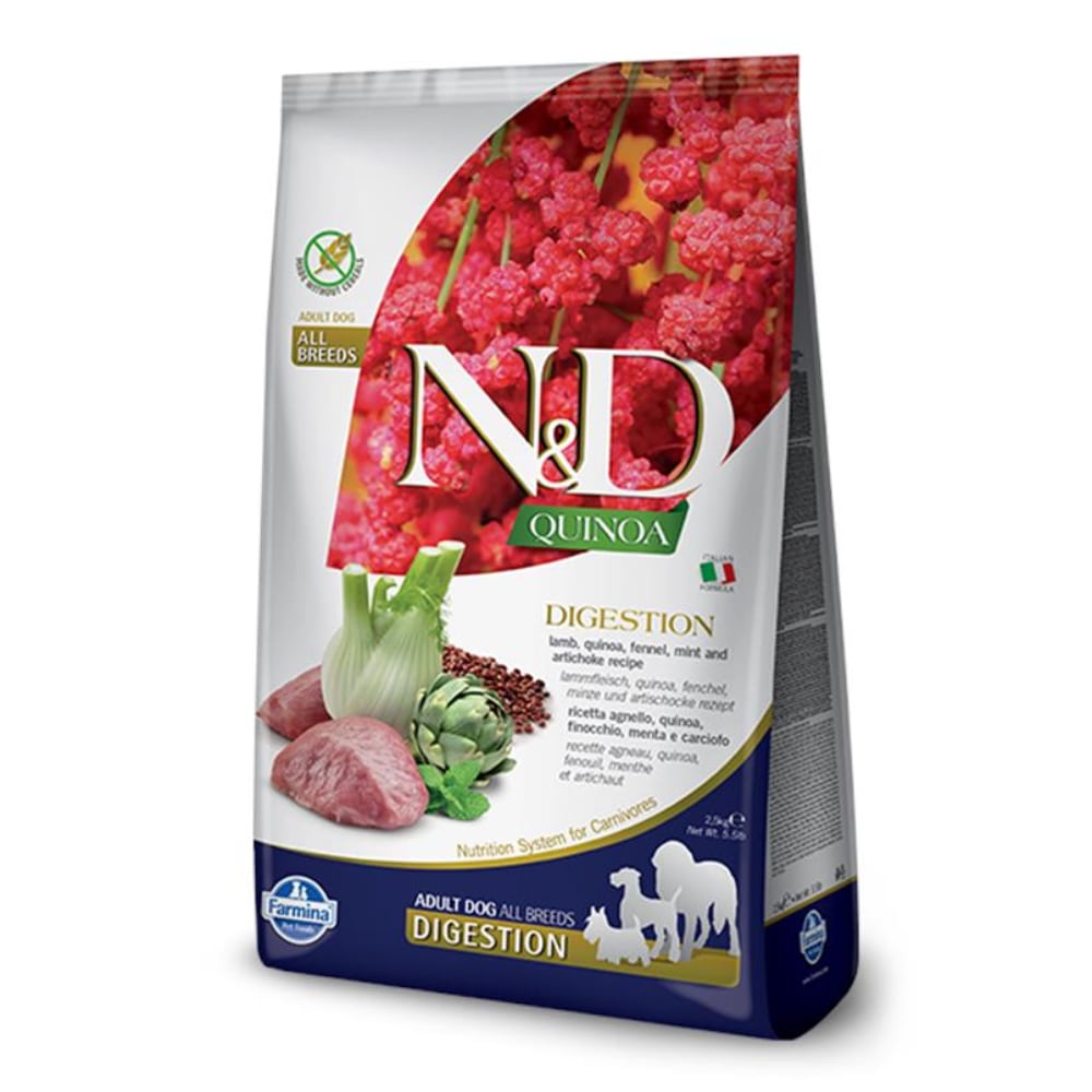 N&D NDQ2 Quinoa Digestion Lamb&Fennel 2.5 kg Suva hrana za pse