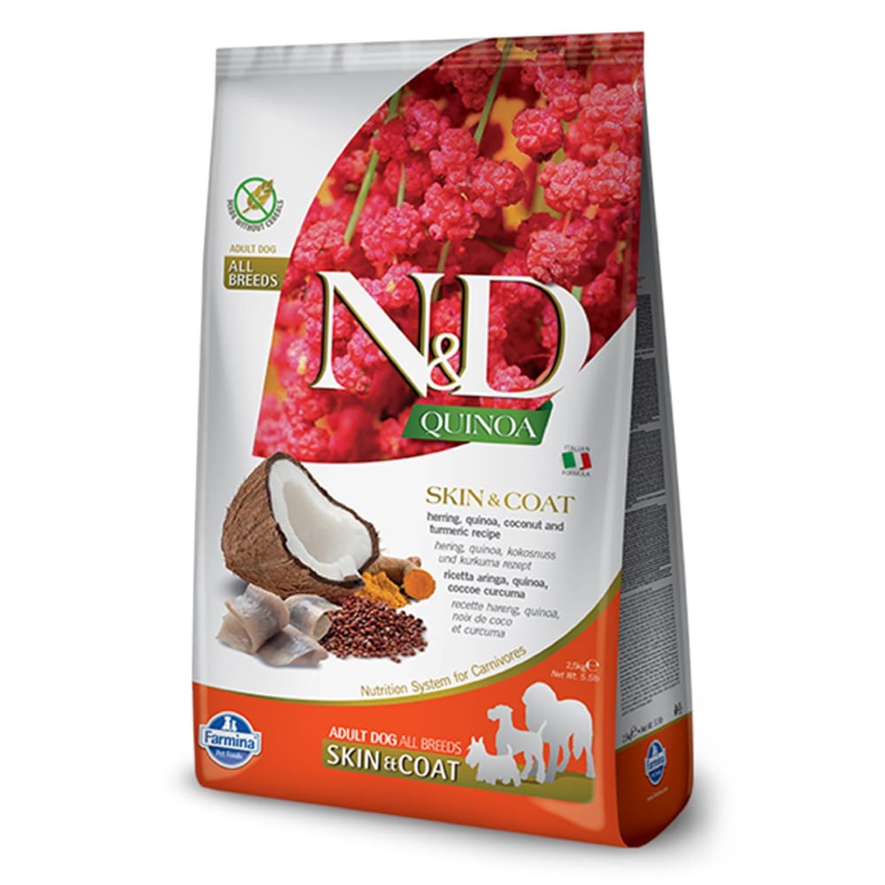 N&D QUINOA Skin and Coat Herring Coconut 7 kg Hrana za pse