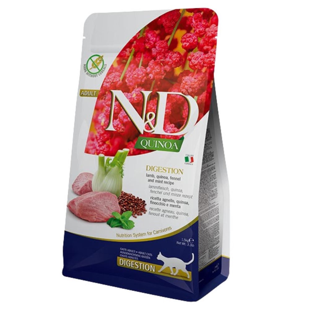 N&D QUINOA Cat Digestion Lamb and Fennel 1.5 kg