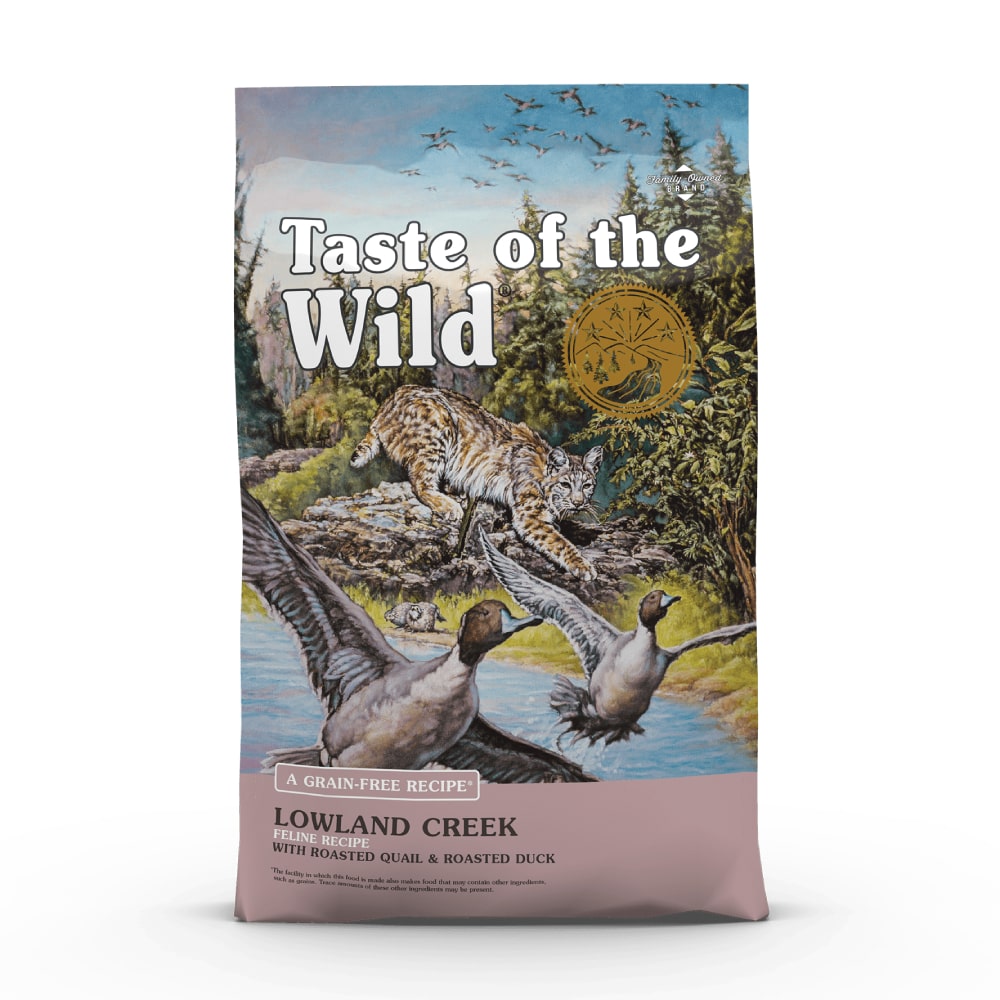 TASTE OF THE WILD Lowland Creek (prepelica i divlja patka) 2kg Hrana za mačke