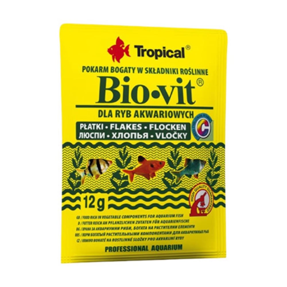 TROPICAL Bio-Vit Torebka 12 g Hrana za ribice