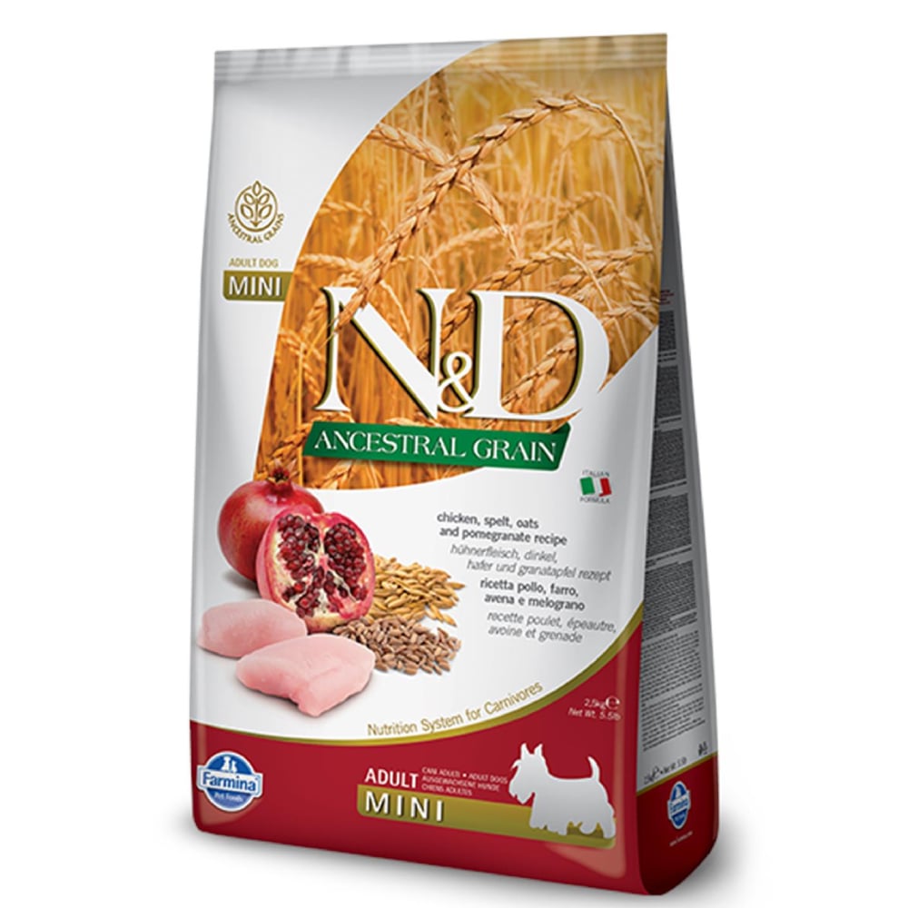 N&D AG Chicken&Pomegrate Mini 7 kg Suva hrana za pse