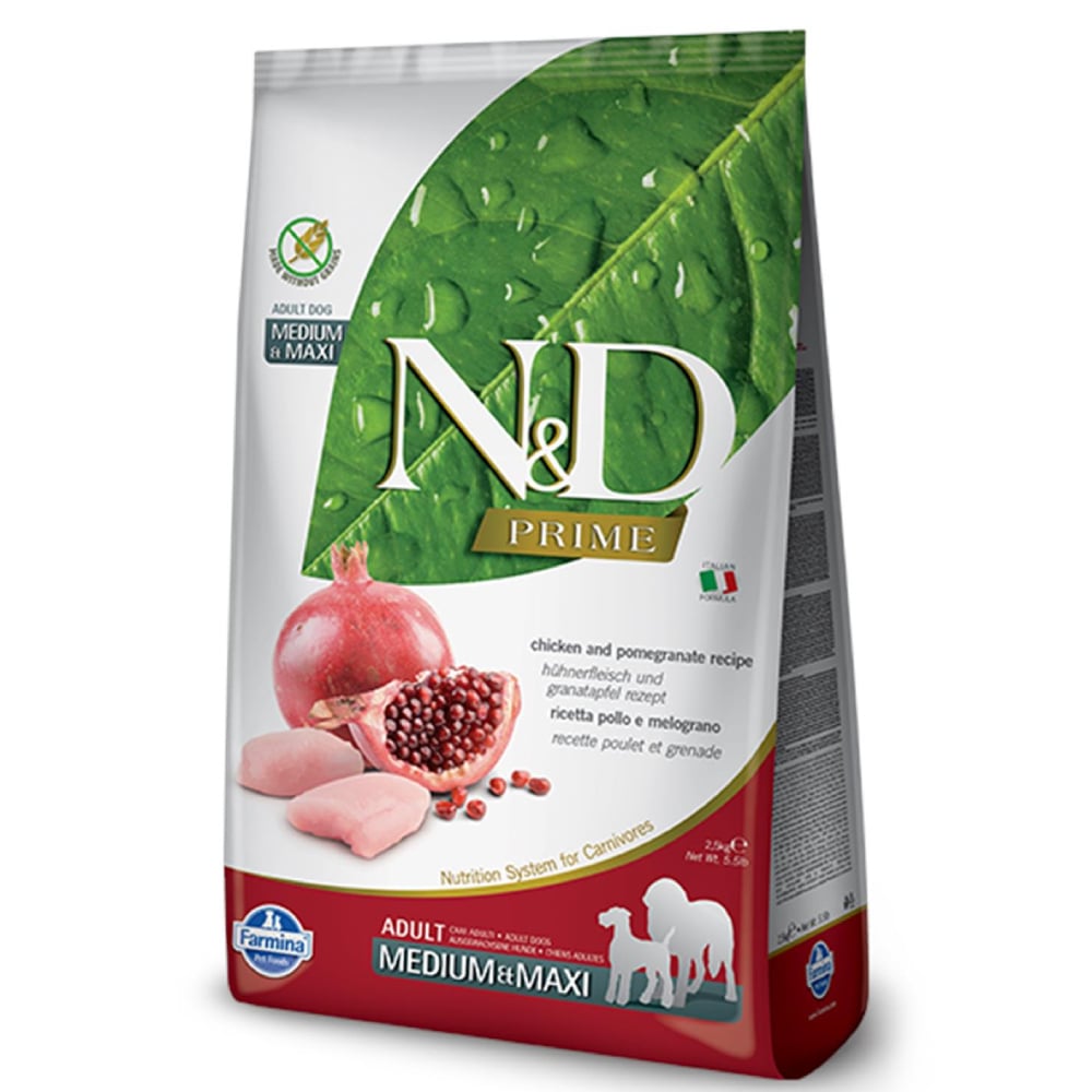 N&D PRIME Chicken Pomegranate Medium and Maxi 2.5 kg Hrana za pse