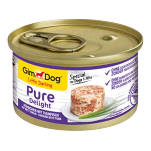 GIMDOG Little Darling Pure Delight Piletina sa tunom 85 g Hrana za pse u konzervi