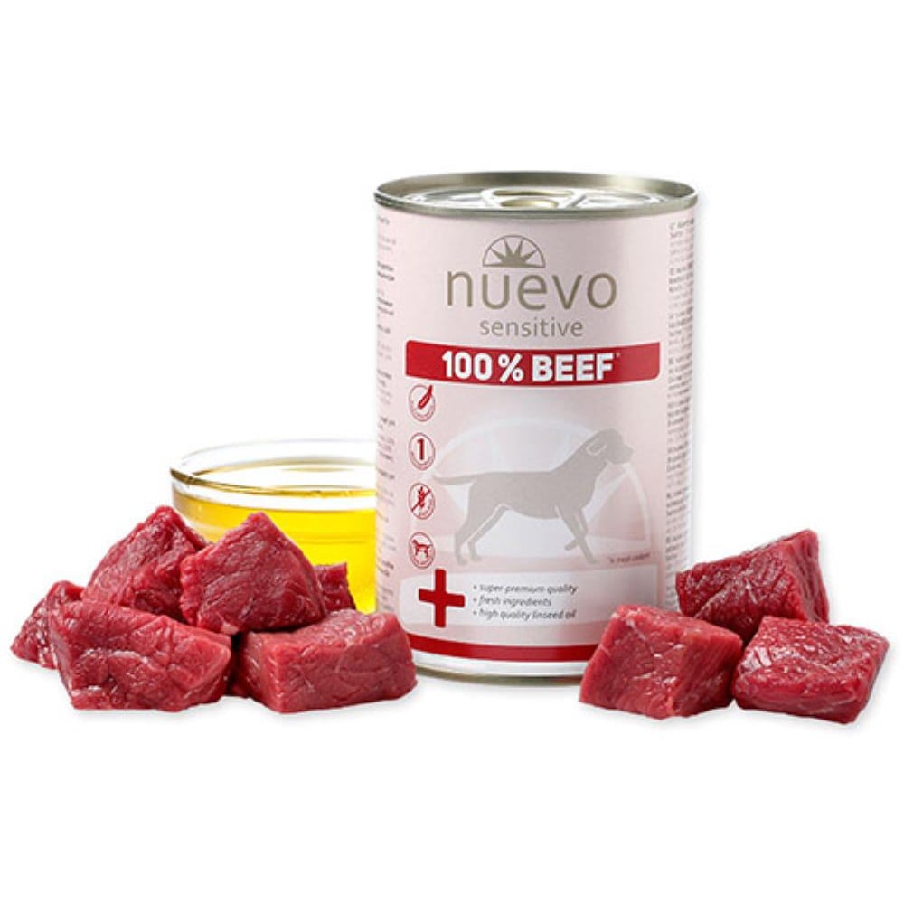 NUEVO N95151 Sensitive Monoprotein Govedina 400 g Vlažna hrana za pse