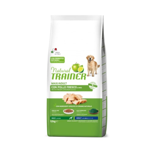 TRAINER NATURAL Maxi Adult Fresh Piletina i pirinač 12kg Hrana za pse