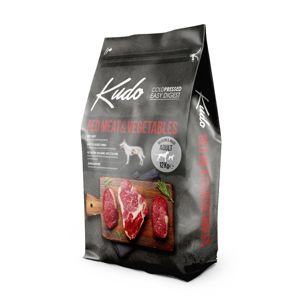 KUDO Meat & Vegetables Medium & Maxi Adult 12kg Hrana za pse