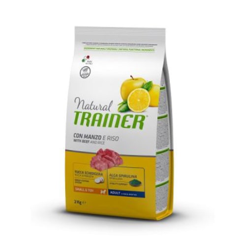 TRAINER NATURAL Dog Small & Toy Govedina i Pirinač 2kg Suva hrana za pse