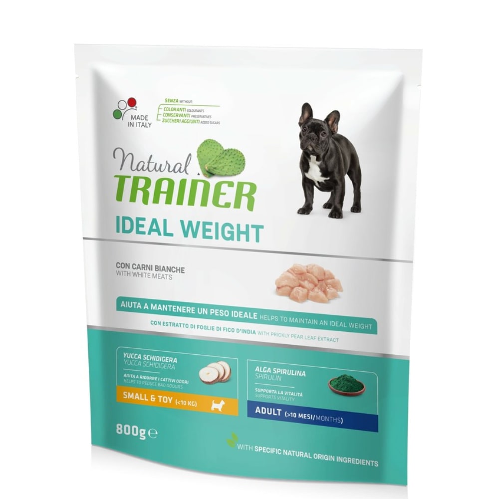 TRAINER NATURAL Weight care sa belim mesom za odrasle pse malih rasa 800g