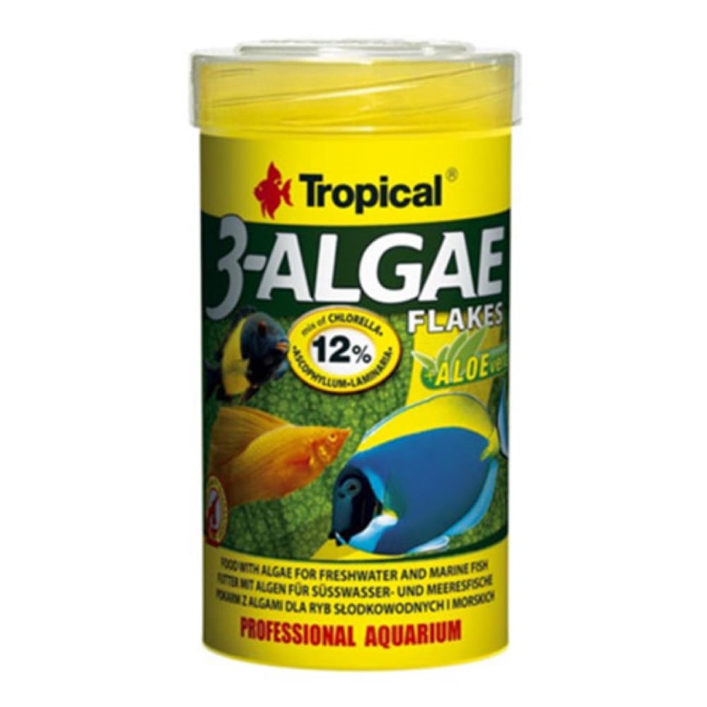 TROPICAL 3-Algae Flakes 20 g Hrana za ribice